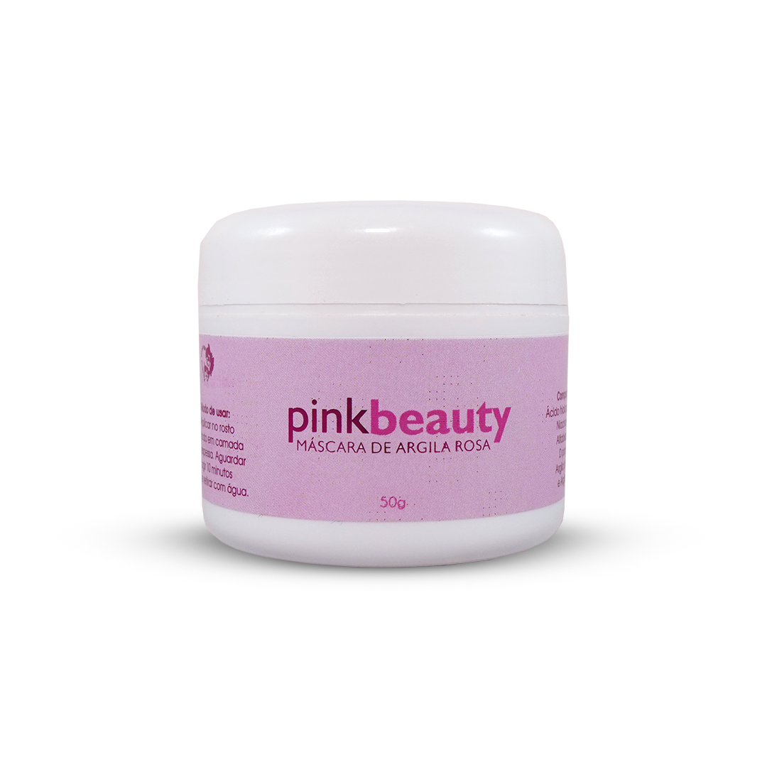 Máscara de Argila Rosa - Pink Beauty - Farmácia Posanga - Manipulação ...